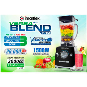 Imarflex 2L Professional Heavy Duty Blender | Model: ICB-1550PRO ...
