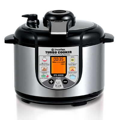 Imarflex 6L Turbo Cooker Pro / Pressure Cooker | Model: IPC-600D ...