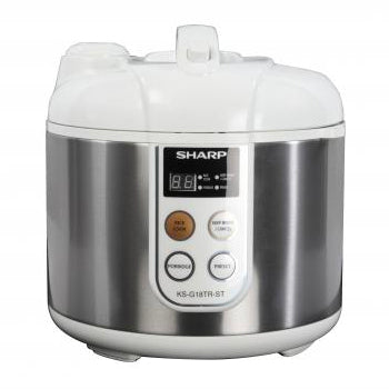 Sharp 1.8L Multicooker Rice Cooker | Model: KS-G18TR-ST – METRO PLAZA ...