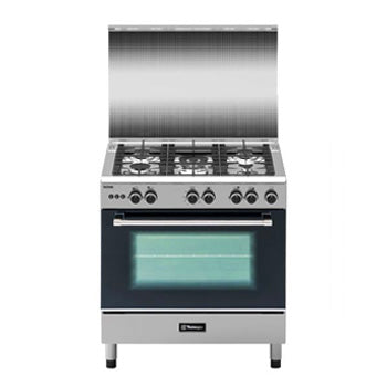 Tecnogas 80cm Cooking Range (5 Gas Burners, Rotisserie Gas Oven, Full ...