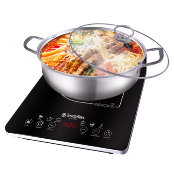 Imarflex 26cm Slim Type Single Induction Cooker | Heavy Duty 1500W Wit ...